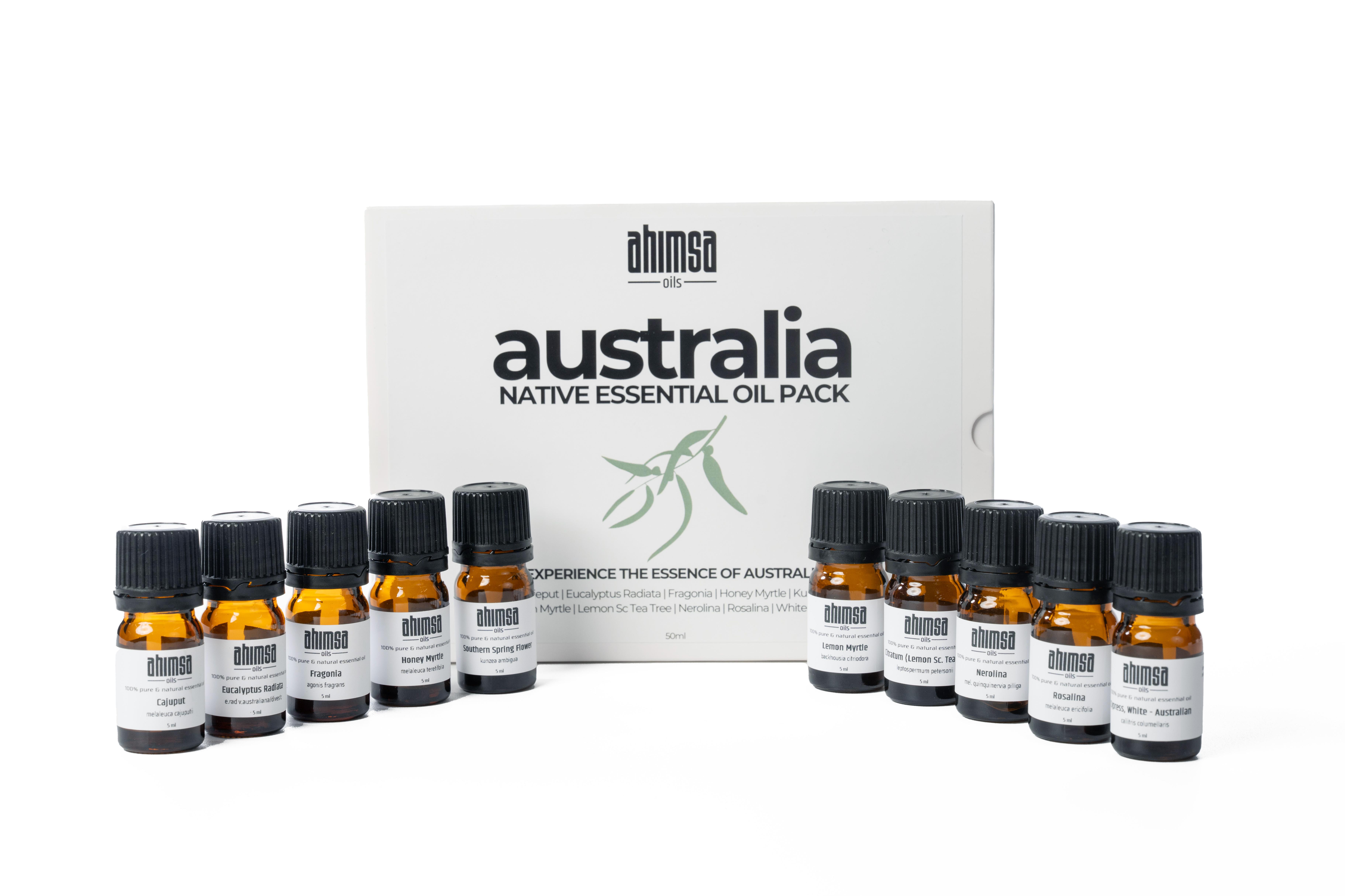 Australia Native Essential Oil Pack - Grounding Aromatherapy Set ...